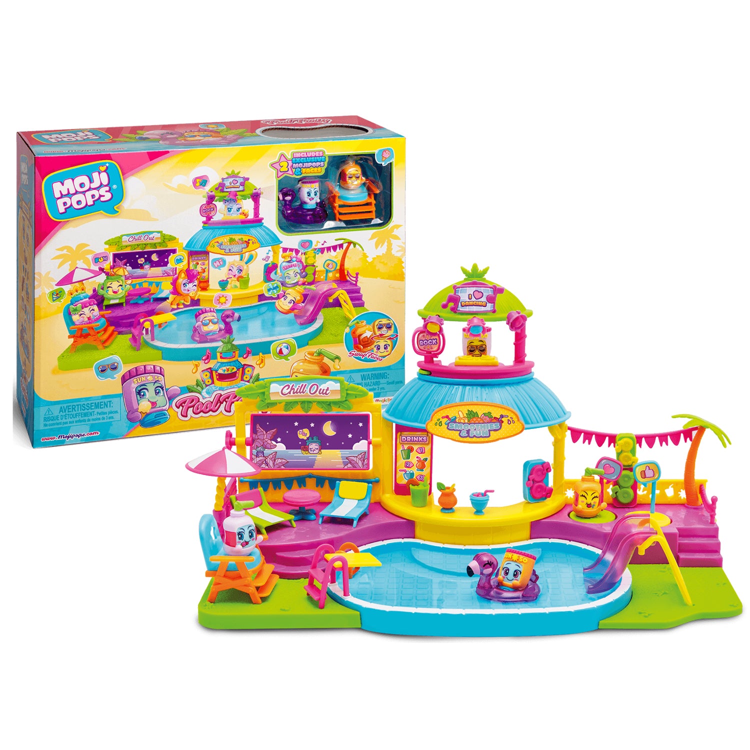 ZESTAW MOJIPOPS MOJI POPS PLAYSET POOL PARTY BASEN – Euroelectronics PL